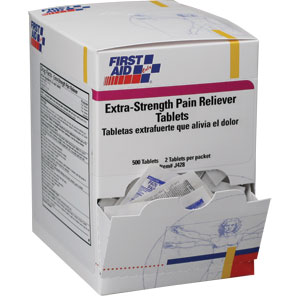 Extra-Strength Pain Reliever Tablets, 100/Box, 50 Packs (2/Pack)